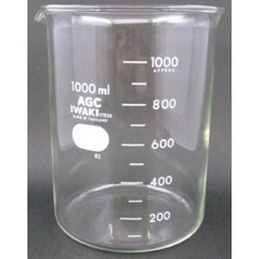 Jual IWAKI BEAKER GLASS Vol. 1.000 ml (1 Liter) / GELAS KIMIA | Shopee Indonesia