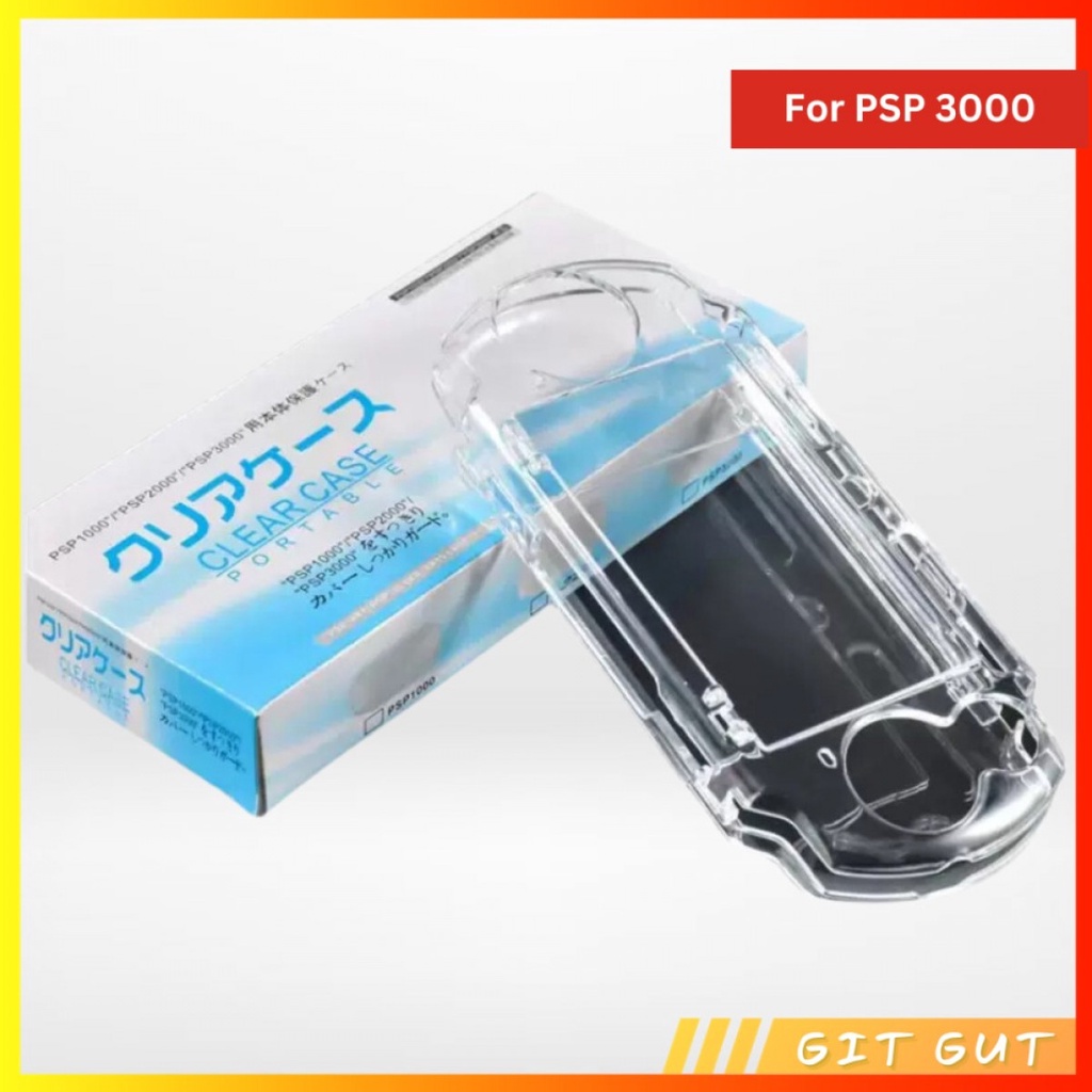 Jual PSP Slim 2000 3000 - Crystal Clear Case Protective Shell Cover ...
