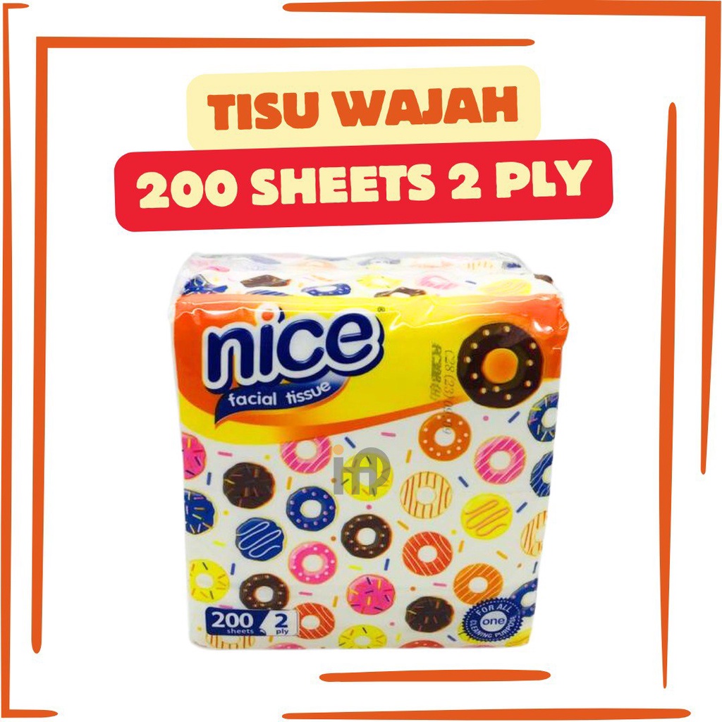 Jual Nice Tisu Pop Up 200 Sheets 2 Ply / Tisu Kotak Kecil / Facial ...