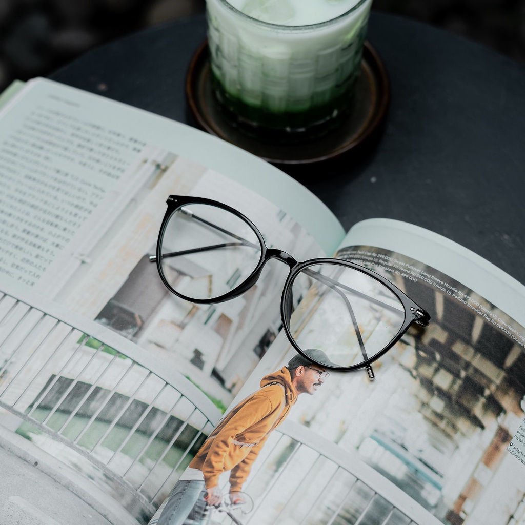 Jual Uppernoose Tysha - Frame Kacamata Elastis Lentur Cat Eye Tipis ...