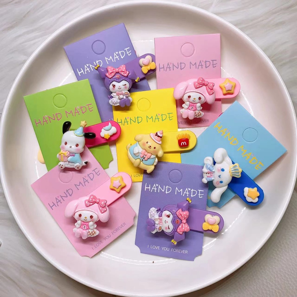 Jual Rotating Hairpin Clip Cute/Jepit Ramput Putar Lucu Sanrio Kuromi ...