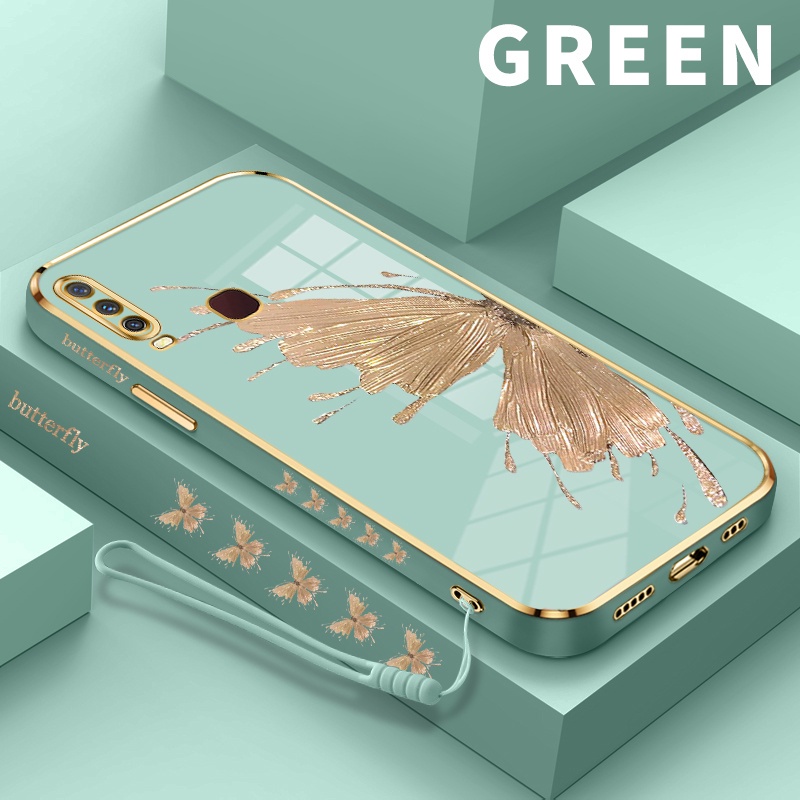 Jual Golden Chromic Plating Casing For Vivo Y17 Y3 Y12 Y15 U3X Y3S Y19 ...
