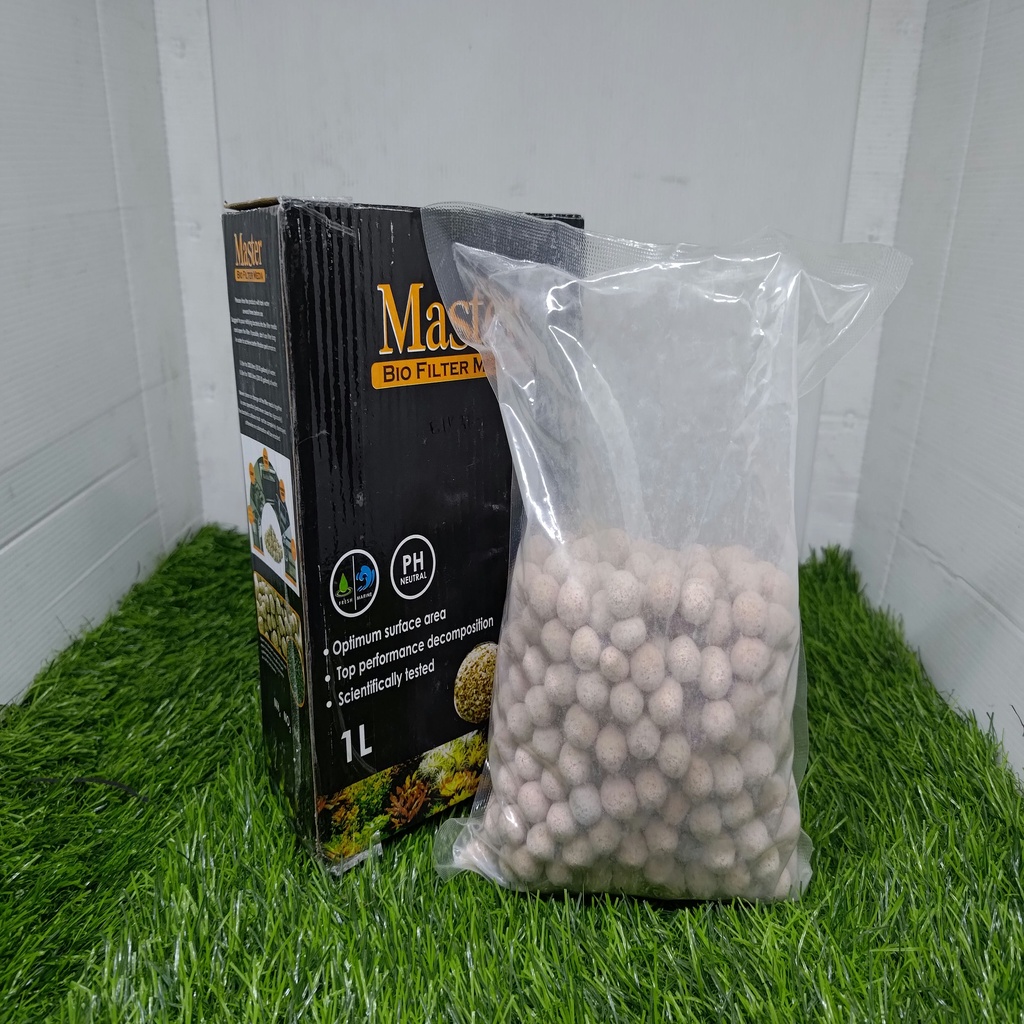 Jual Media Filter Aquarium Biologis Rumah Bakteri MASTER BIO 1 Liter ...