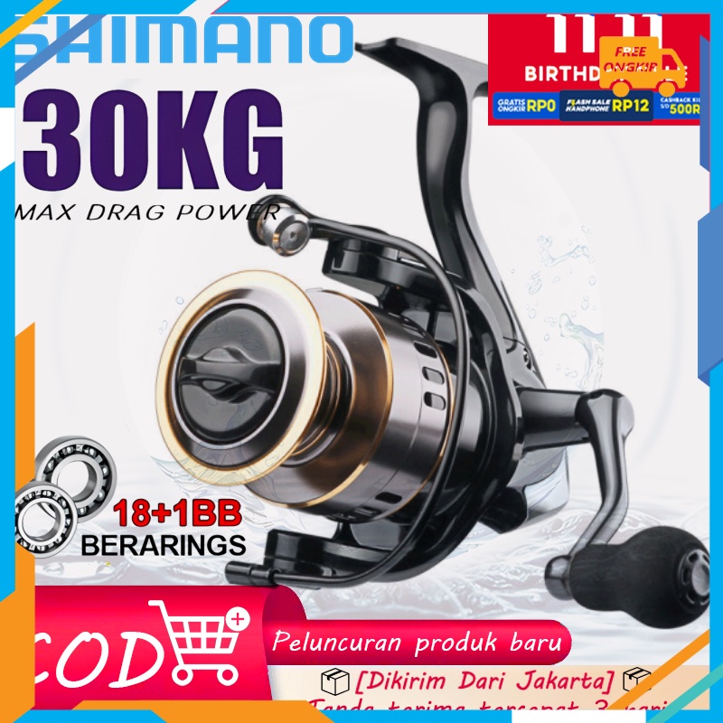 Jual SIAP MANCING ALAT PANCING //Indonesia Spot reel Spinning Reel ...