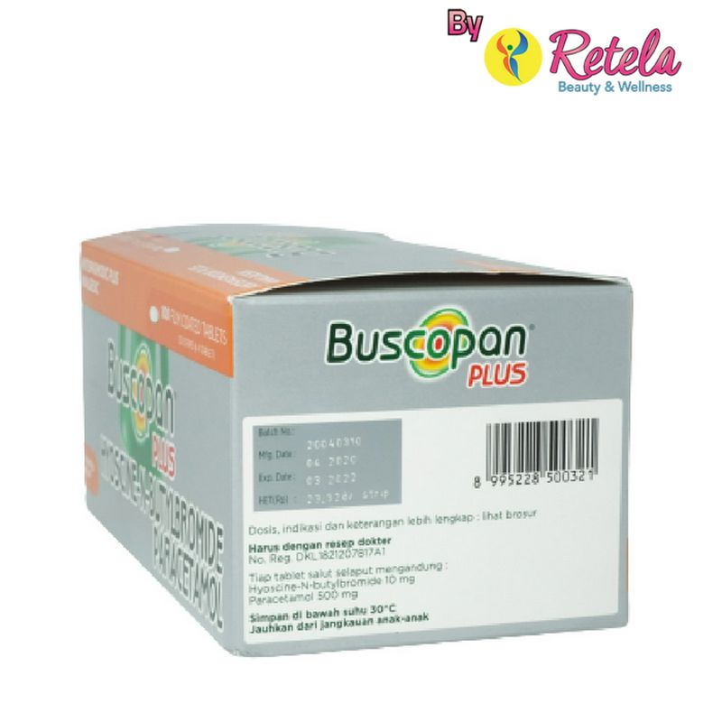 Jual BUSCOPAN PLUS 1 STRIP 4 TABLET | Shopee Indonesia
