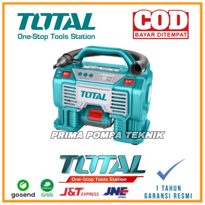 Jual TOTAL CORDLESS AUTO AIR COMPRESSOR / KOMPRESOR CORDLES 20V ...