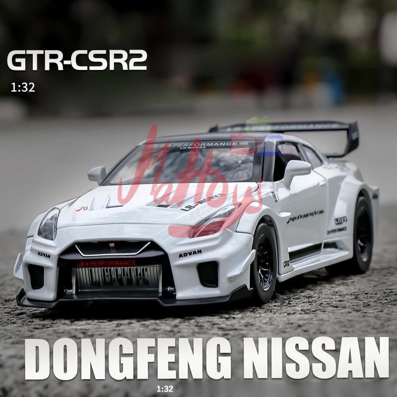 Jual Diecast 1:32 Nissan GTR R35 CSR2 hadiah anak Miniature Model Mobil ...