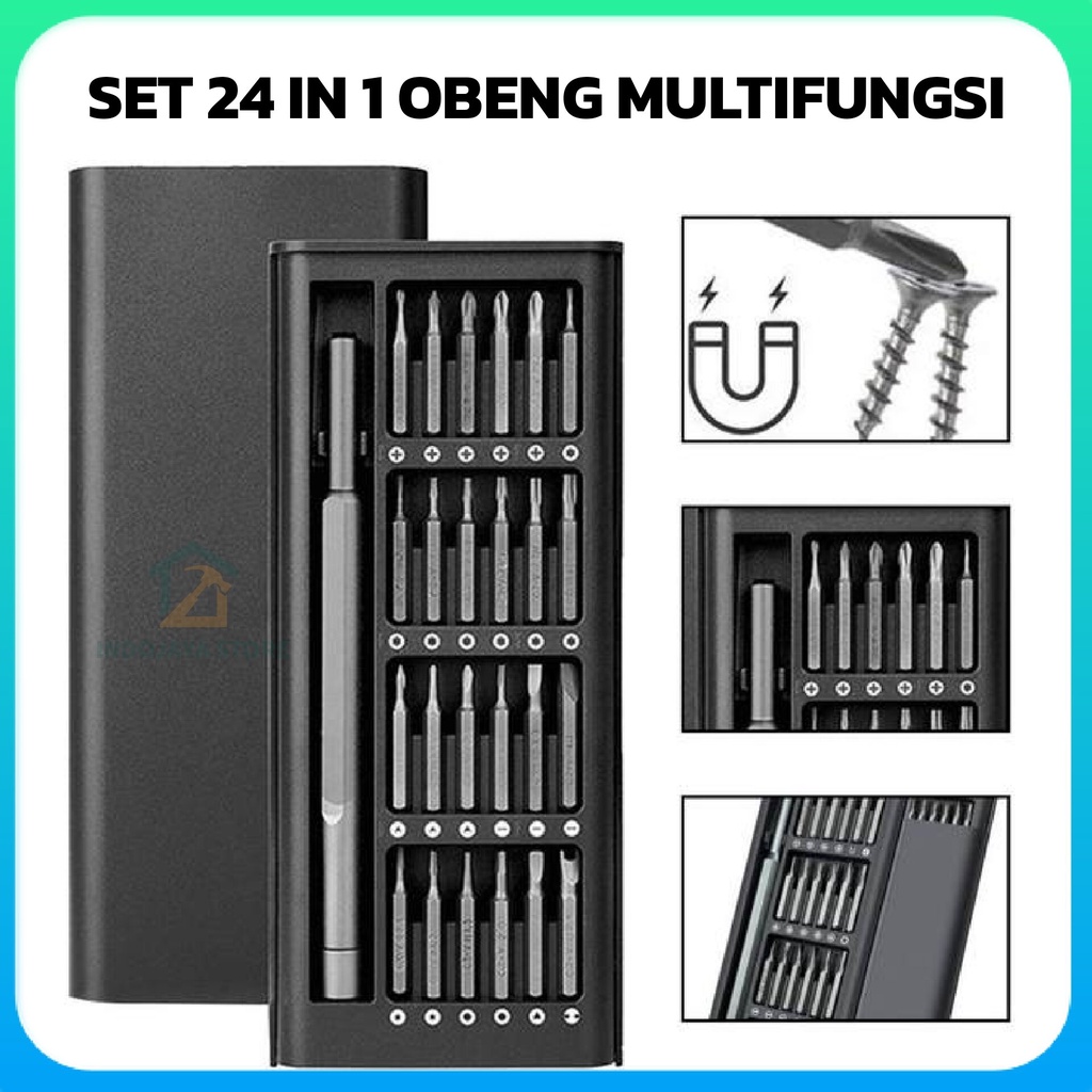 Jual Set Obeng Presisi Multifungsi 24-In-1 untuk HP Laptop Komputer ...
