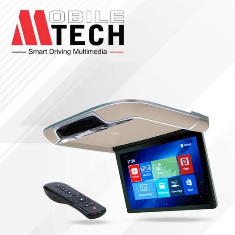 Jual TV PLAFON MOBIL ANDROID 8.I MTECH SMART TV LAYAR 13,3 INCH RAM 2GB ...