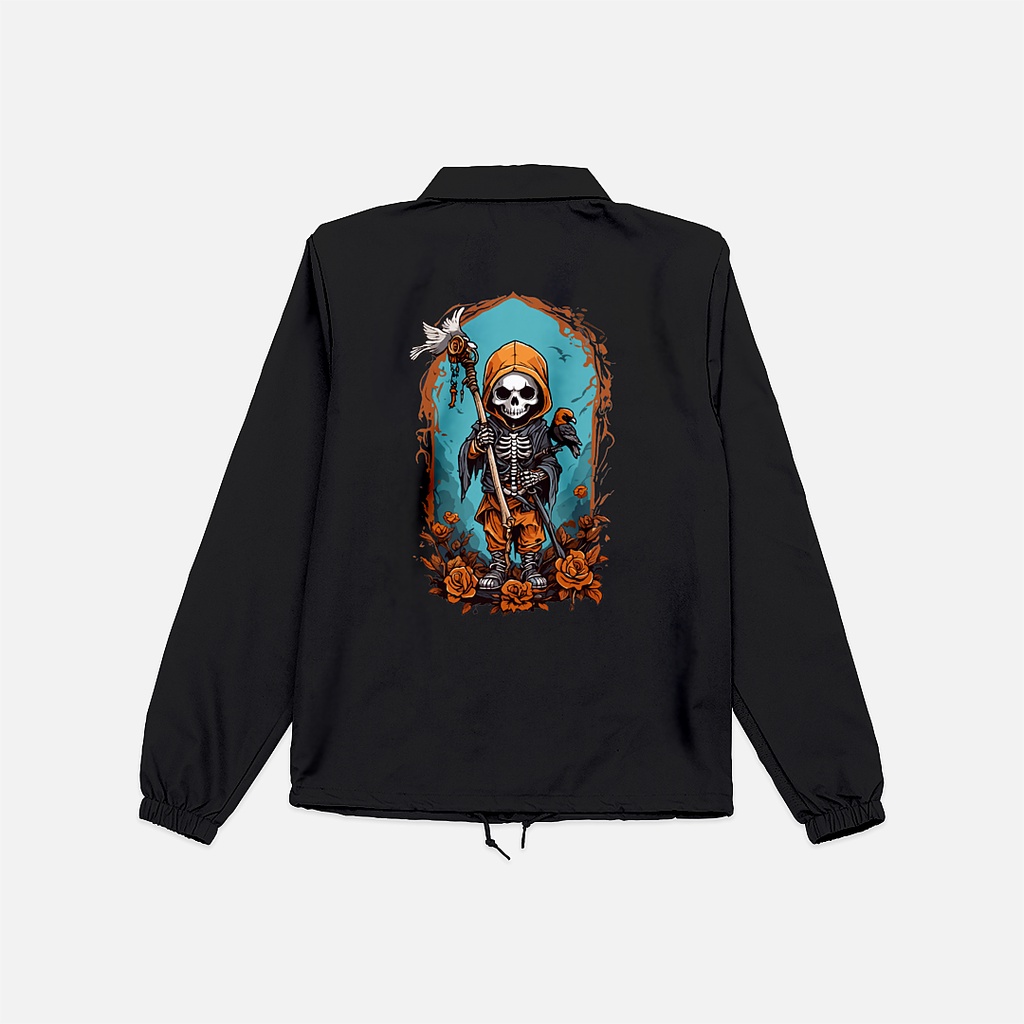 Jual Coach Jacket Colorful Skeleton Grim Reaper | Shopee Indonesia