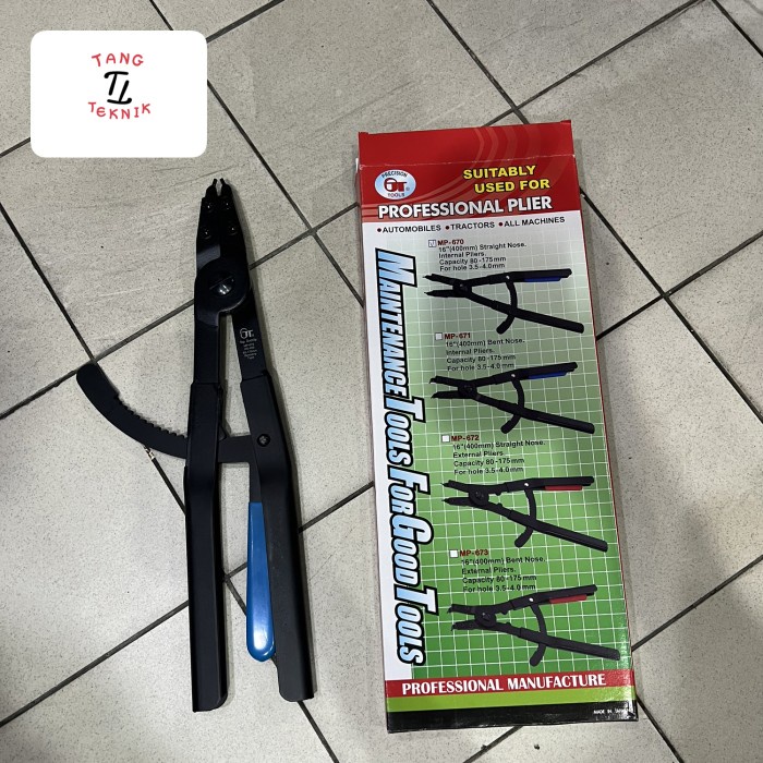 Jual tang snapring 16 inch / tang snap ring 16" merek GT - Bengkok buka ...