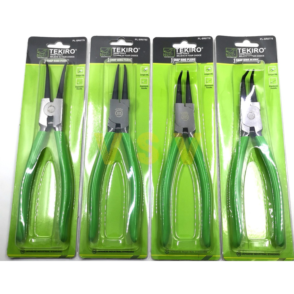 Jual Tekiro Tang Ring Snap 7inch Snap Ring Pliers 4 pcs | Shopee Indonesia