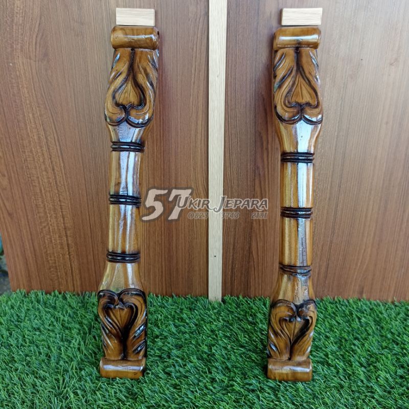 Jual ( Melengkung 31 ) Handel handle pintu rumah unik simpel bahan kayu ...