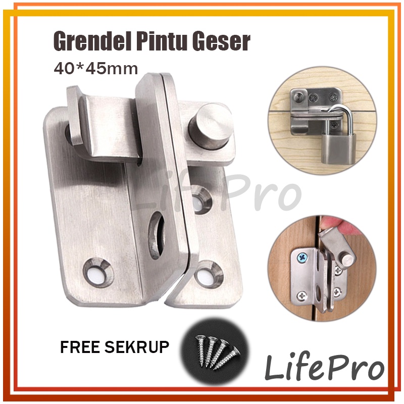 Jual Gembok Kunci Slot Mini Pintu Geser/ Grendel Sliding Door Selot ...