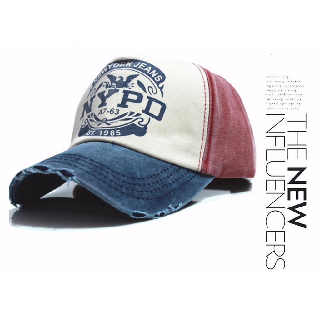 Jual COD Topi Baseball Model Jeans NYPD NY New York Era Cap Pria Wanita Dewasa Distro Kasual ...