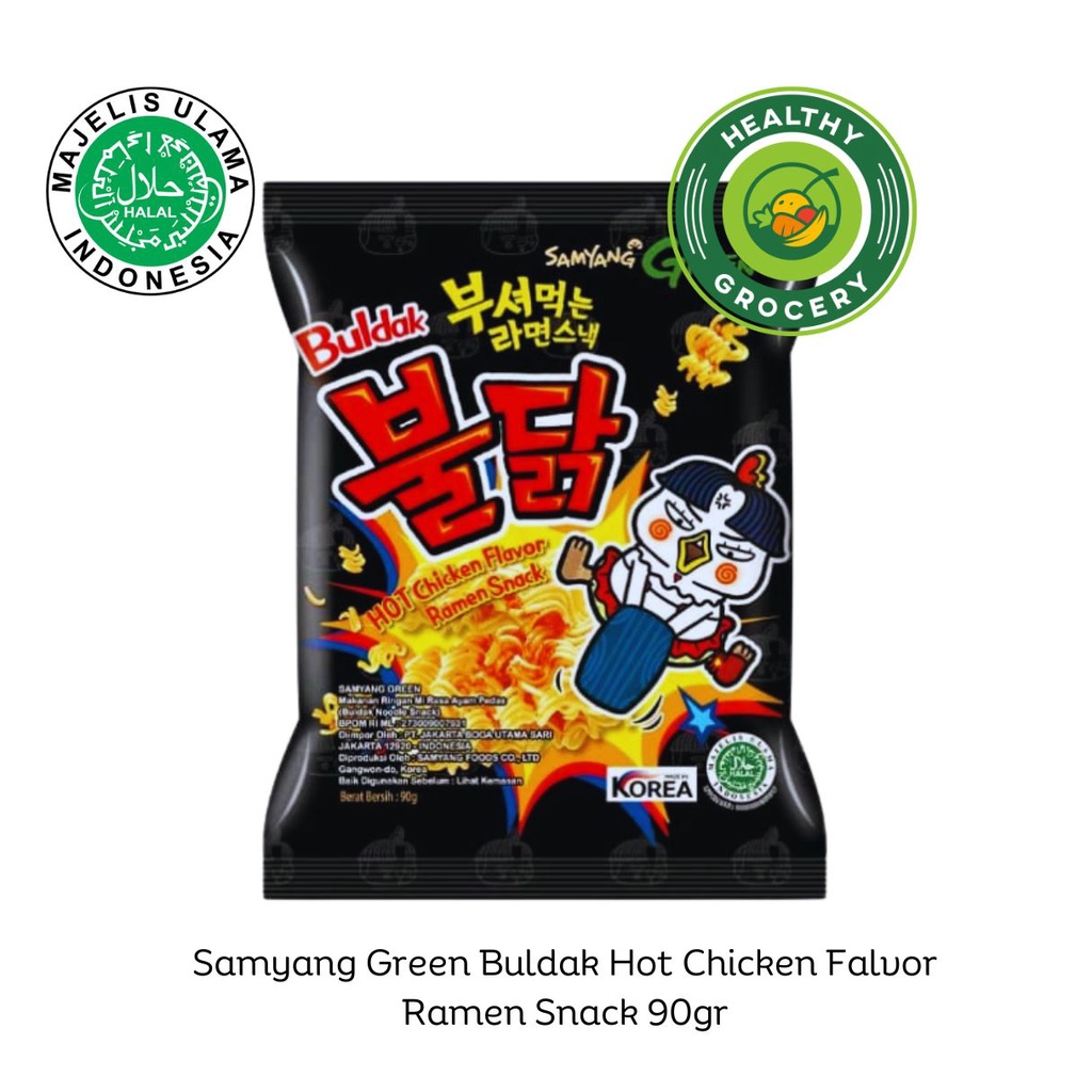 Jual Samyang Green Buldak Hot Chicken Flavor Ramen Snack 90gr | Shopee ...