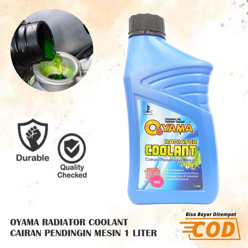 Jual Oyama Air Radiator Coolant 1L Liter Cairan Pendingin Motor Mobil ...