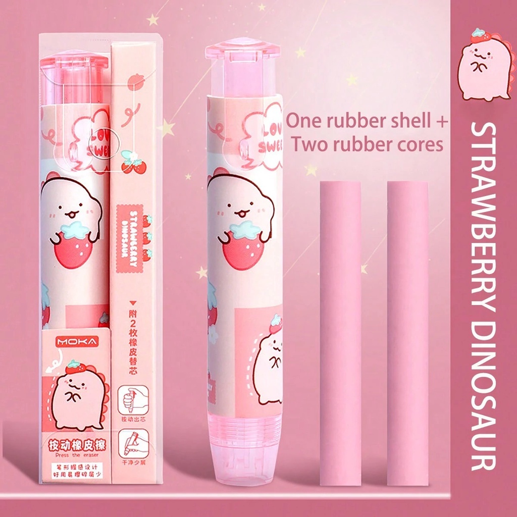 Jual Eraser Pen/Mechanic Eraser / Penghapus mekanik Cute FREE 2 pc ...