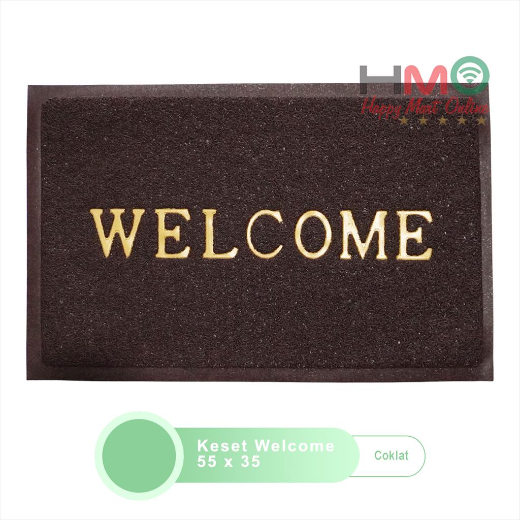 Jual Keset Kaki Welcome Anti Slip Keset Karet Plastik Mie Bihun Ukuran ...