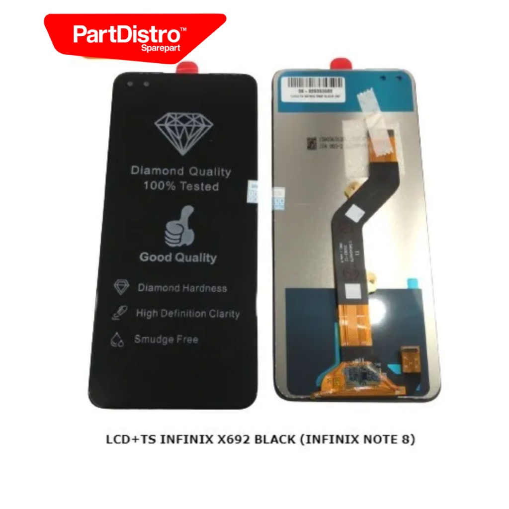 Jual LCD FULLSETINFINIX X692 BLACK (INFINIX NOTE 8) | Shopee Indonesia