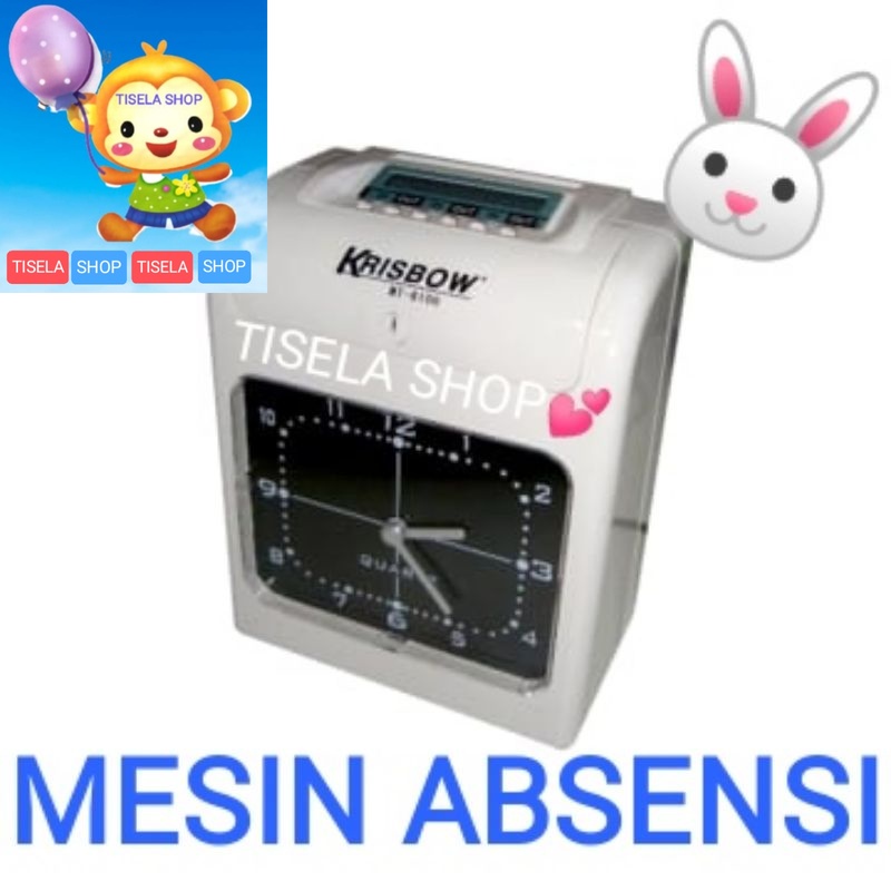 Jual Time Attendance Machine Mesin Absen Manual Ketokan/ Ceklok Krisbow ...