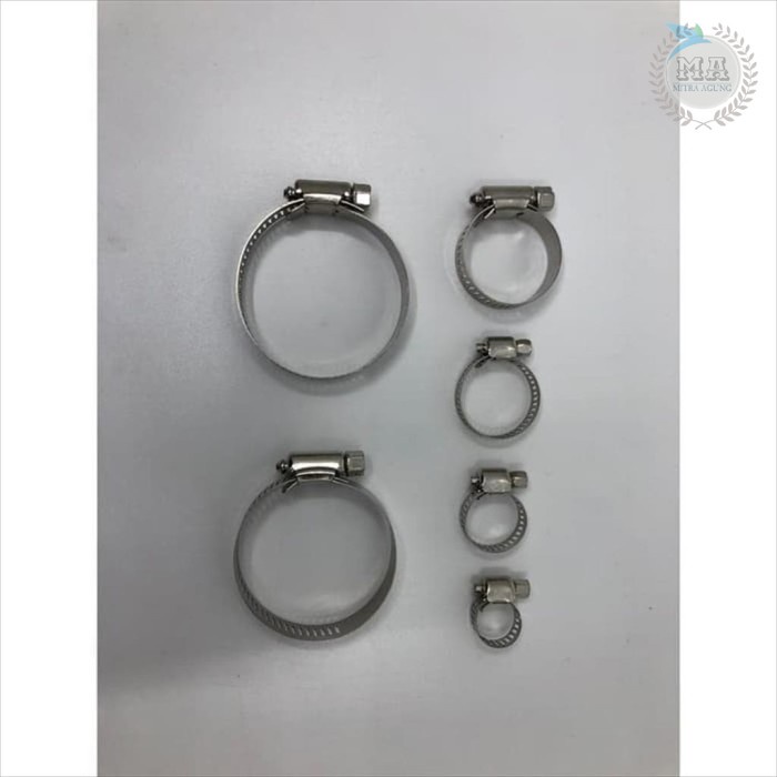 Jual HOSE CLAM KLEM SELANG STAINLESS 7/8 INCH PENGUNCI SELANG GAS LPG ...