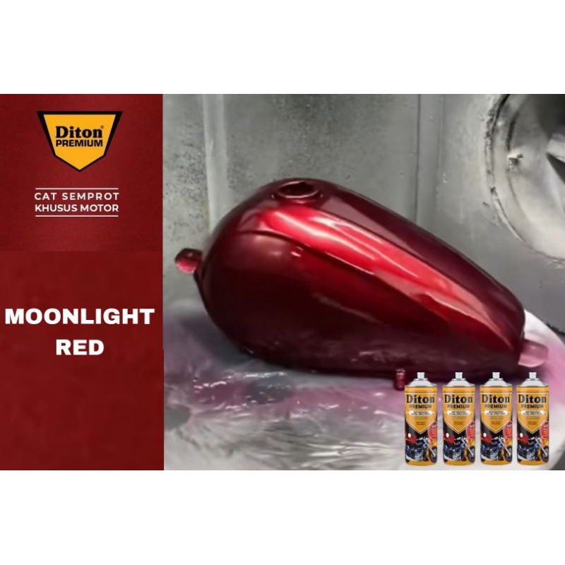 Jual pilok pilox diton premium MOONLIGHT RED pilox pylox cat pilox ...