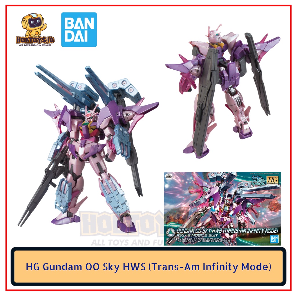 Jual HG Gundam OO Sky HWS Trans Am | Shopee Indonesia