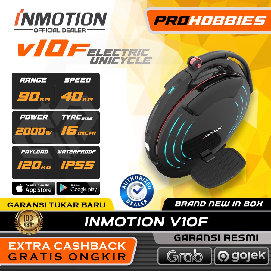 Jual Inmotion V10F Electric Unicycle Smart Wheel OffRoad scooter V10 F ...