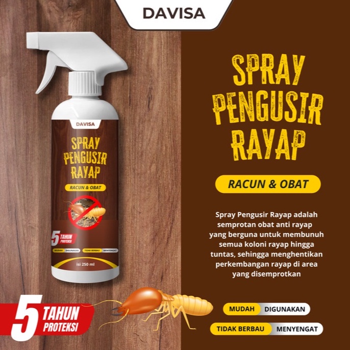 Jual Spray Pembasmi Rayap Kayu Ampuh Anti Racun Obat Semprot Cairan ...