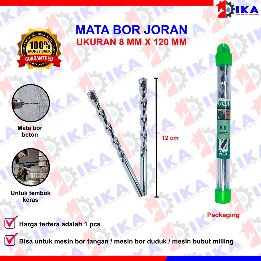 Jual BOR BETON, MATA BOR BETON JORAN SIZE 4 5 6 8 10 12 MM TEMBOK KUAT ...