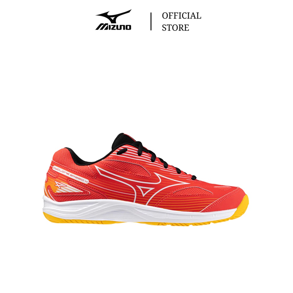 Jual MIZUNO SEPATU VOLLEY CYCLONE SPEED 4 RADIANT RED WHITE CARROT CURL ...