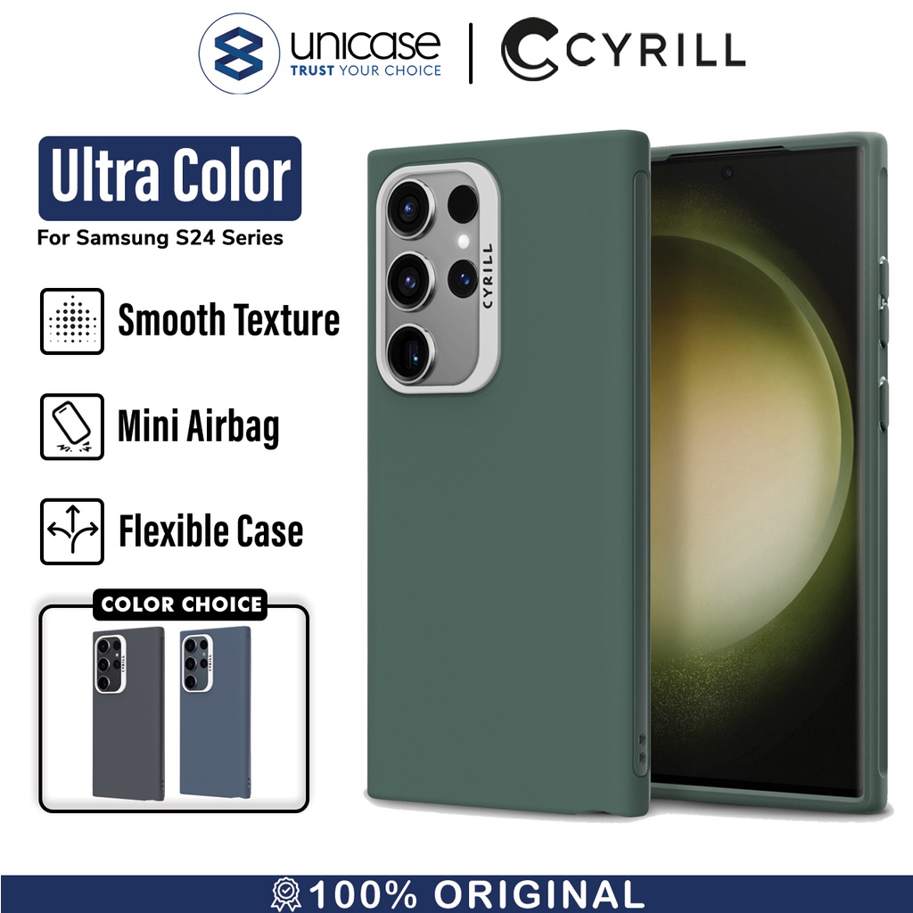 Jual Case Samsung Galaxy S24 Ultra Plus Cyrill by Spigen UltraColor ...