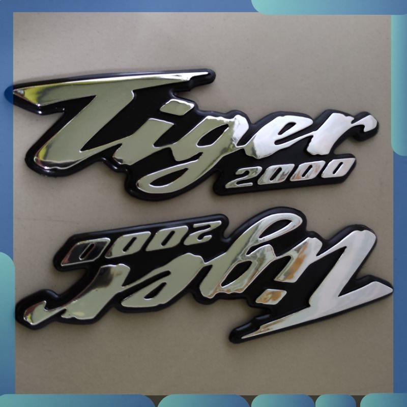 Jual Stiker emblem timbul honda tiger 2000 plastik bagus | Shopee Indonesia