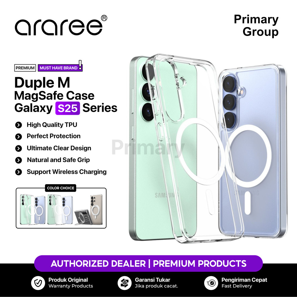 Jual Case Samsung GALAXY S25 ULTRA Plus ARAREE DUPLE M Clear Magnetic ...
