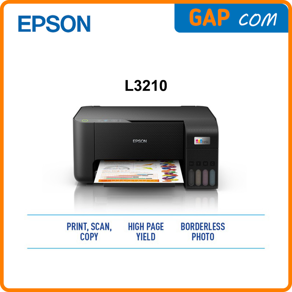 Jual Printer Epson L3210 Print Scan Copy Multifungsi AIO EcoTank Infus | Shopee Indonesia