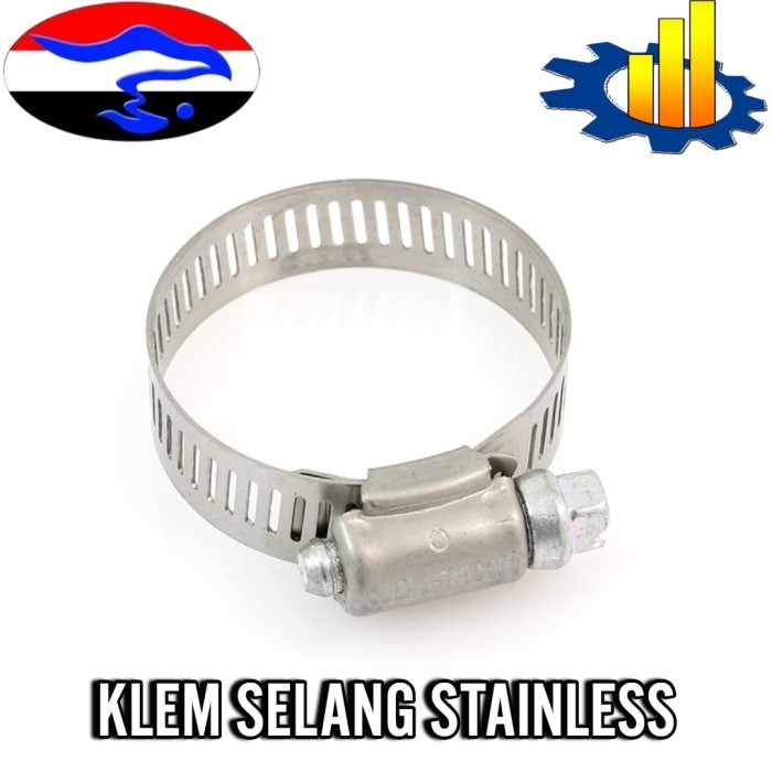Jual KLEM SELANG STAINLESS 1/2 IN 12MM | Shopee Indonesia
