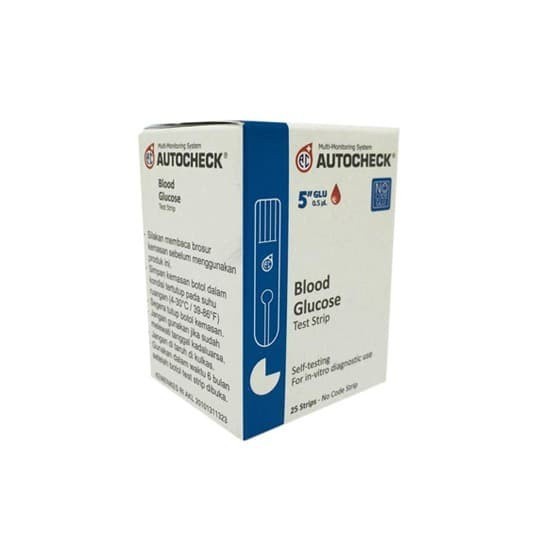 Jual Strip Autocheck Gula Darah Kolestrol Asam Urat Test Strip ...