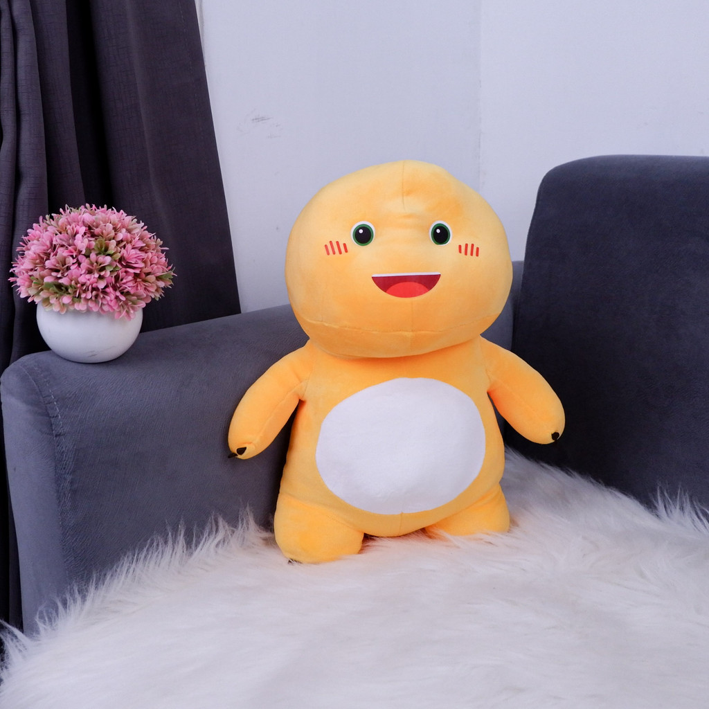 Jual ISTANA BONEKA Dino Kuning Don Don Happy Dinosaurus Printing Mainan ...