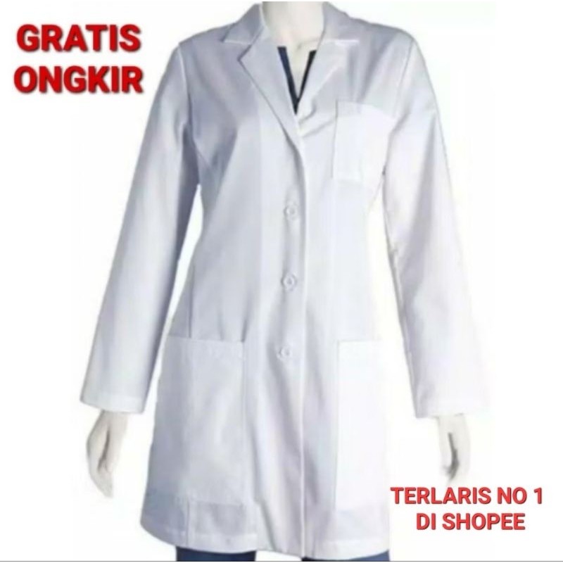 Jual JAS LABORATORIUM TANGAN PANJANG / JAS PRAKTEK / JAS LAB PRAKTEK ...