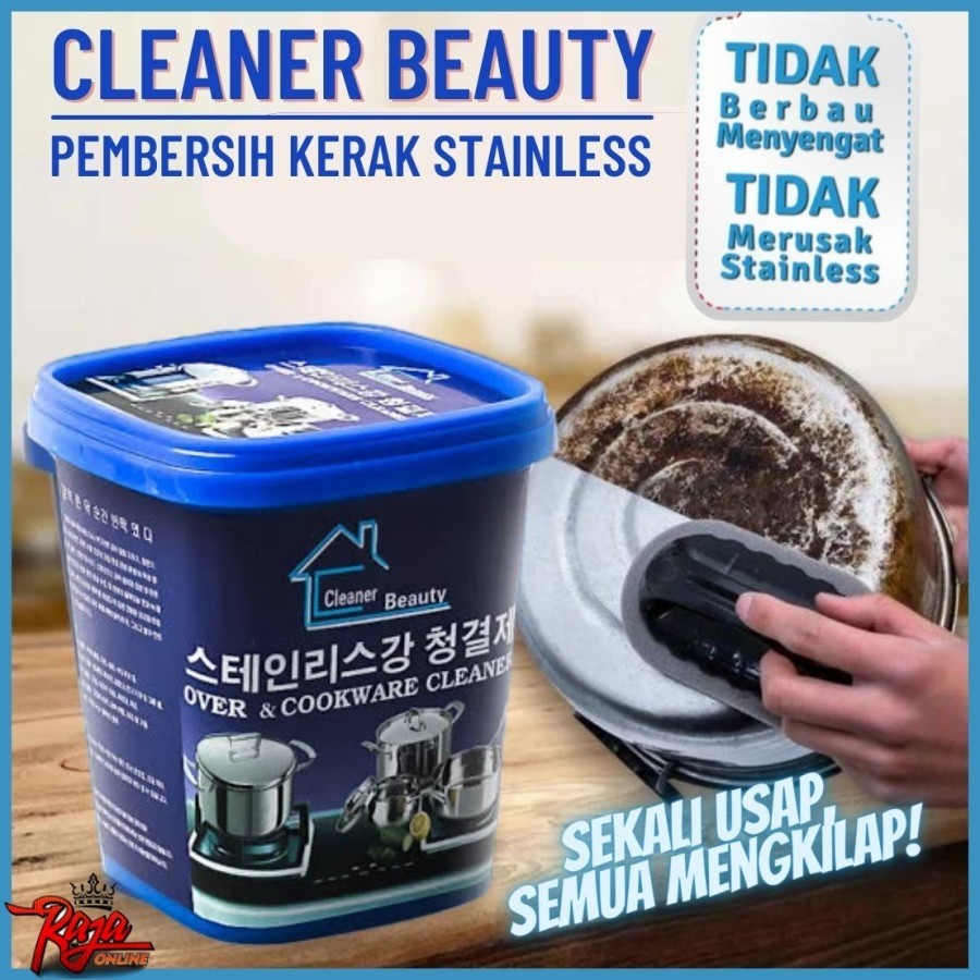 Jual PST Pembersih panci gosong Cleaner Beauty Stainless Panci Noda ...