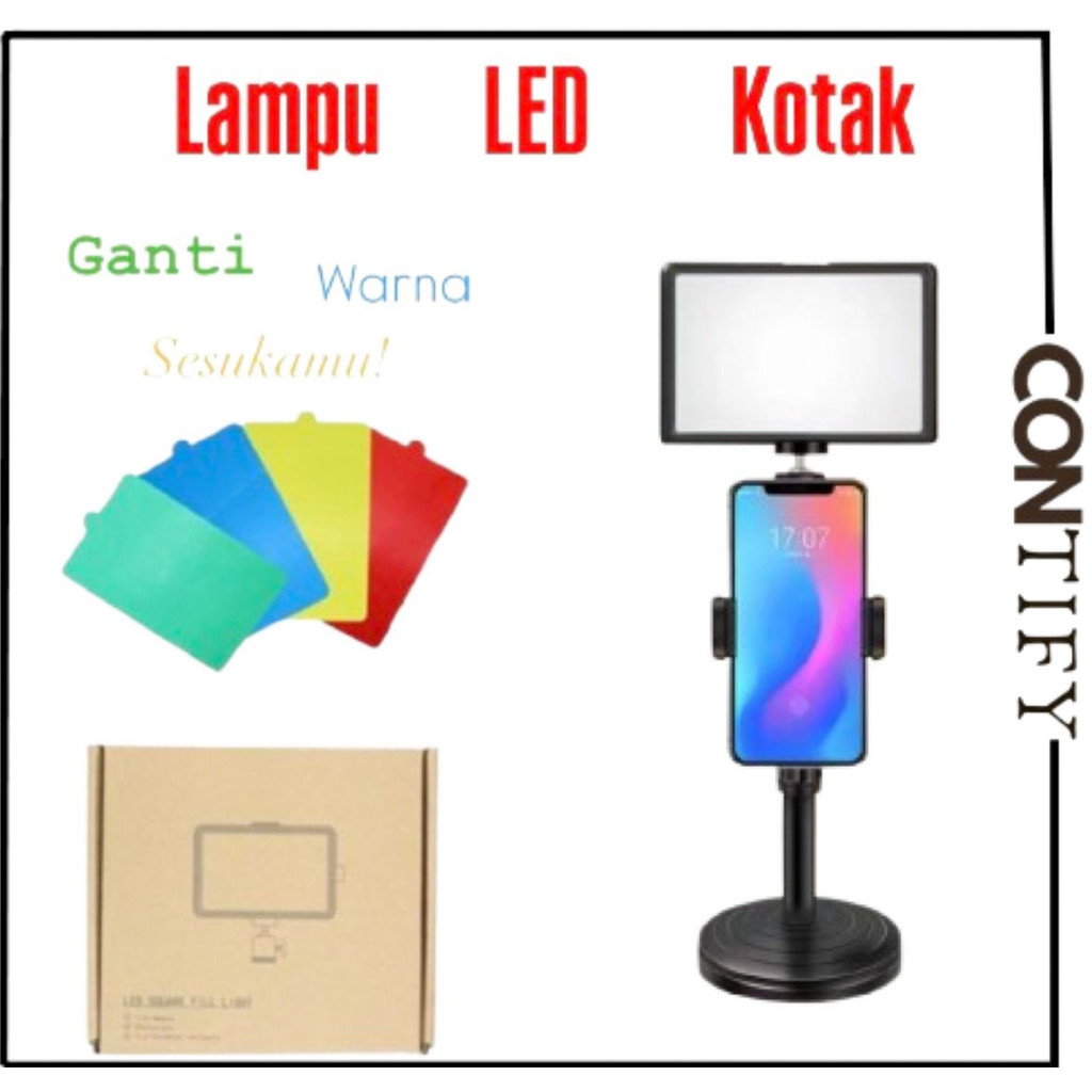Jual Lampu LED Panel Untuk Live Streaming Di Meja | Lampu Live ...