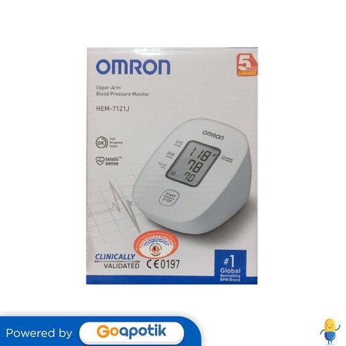 Jual Omron Hem 7121j Upper Arm Blood Pressure Monitor | Shopee Indonesia