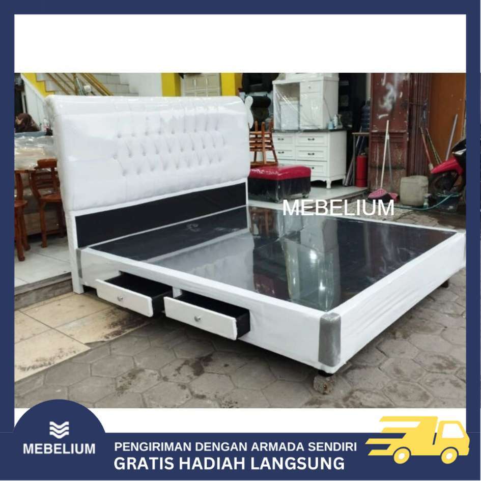 Jual [Premium] Dipan Laci Sandaran Set | Divan Sandaran Oscar | Bed ...