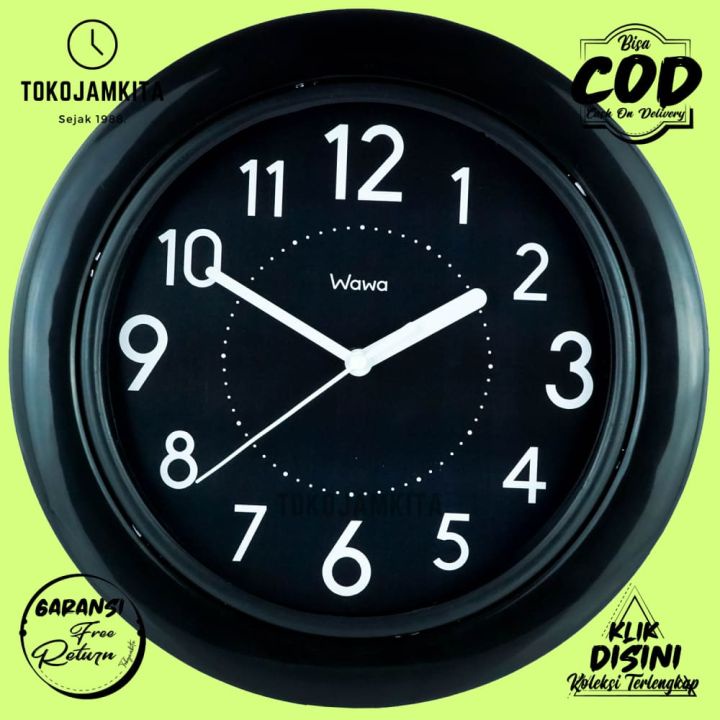 Jual Jam Dinding Quartz Dekorasi Dinding Minimalis Modern Wawa WW1111 ...