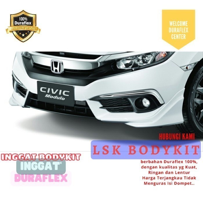 Jual PALING MURAH !! bodykit civic turbo modulo body kit civic bodikit ...