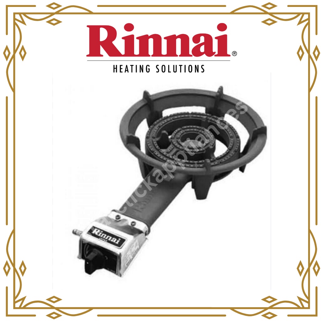 Jual RINNAI Kompor Gas Api Besar | Kompor Mawar + Regulator & Selang TL ...