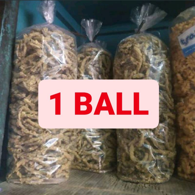 Jual KERIPIK KRIPIK BELUT KERING 1 BALL SNACK KERING CAMILAN CEMILAN ...