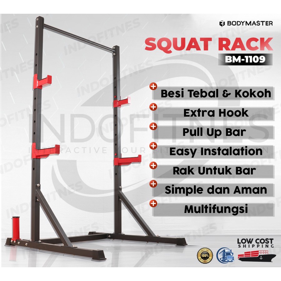 Jual Squat Rack BODYMASTER - Power Rack Pull up bar Tower Cage ...