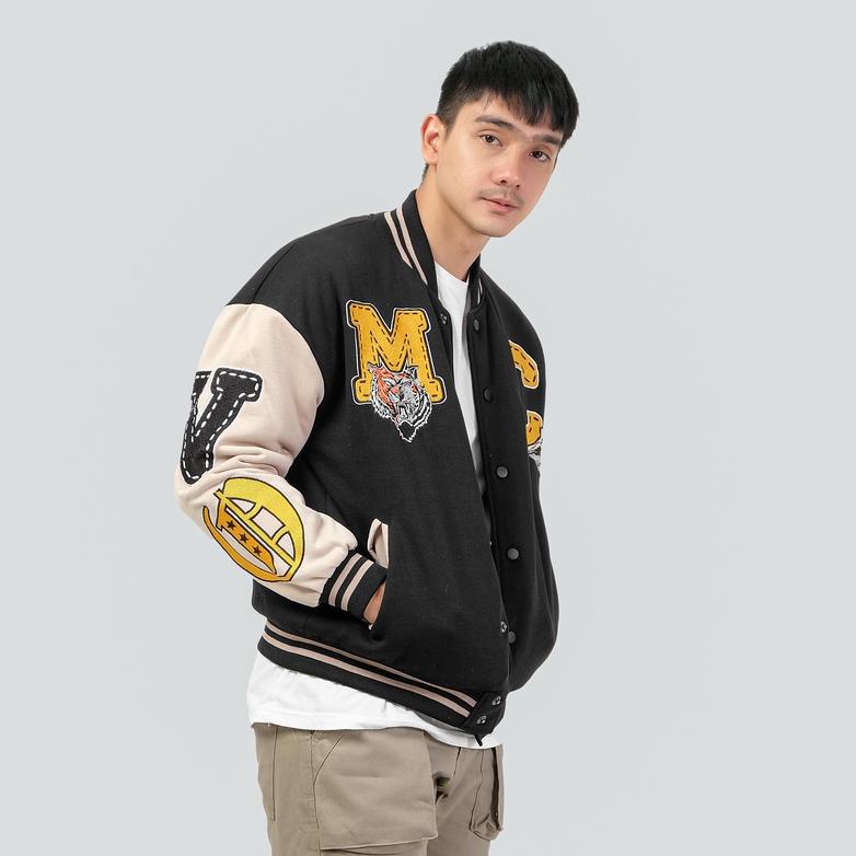 Jual Jaket Varsity Nakagumi Hitam Full Bordir Premium | Shopee Indonesia